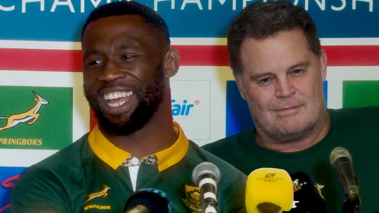 Springboks react to winning Freedom Cup and Rassie's bathroom antics ...
