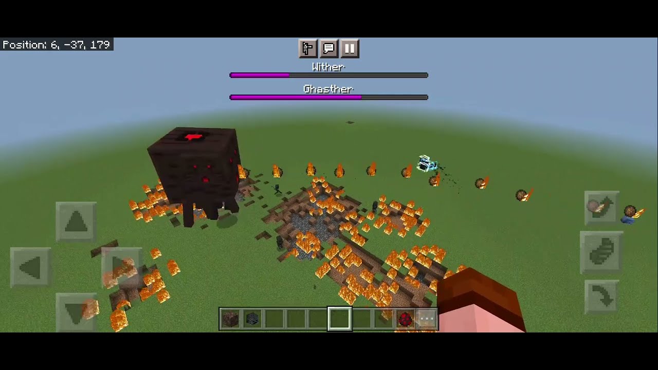 Wither VS Ghasther/Giant Ghast - YouTube