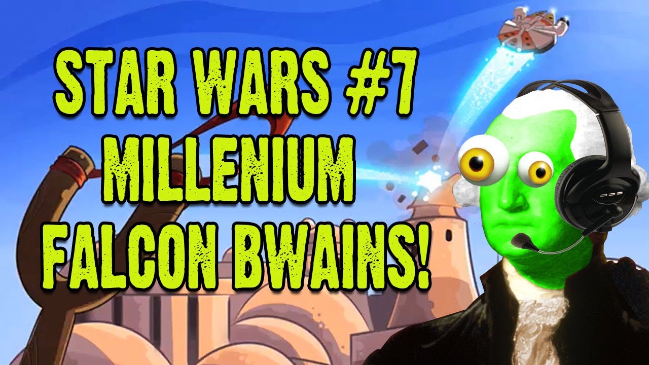 ZGW Plays Angry Birds Star Wars #7: Millennium Falcon Bwains!!! - YouTube