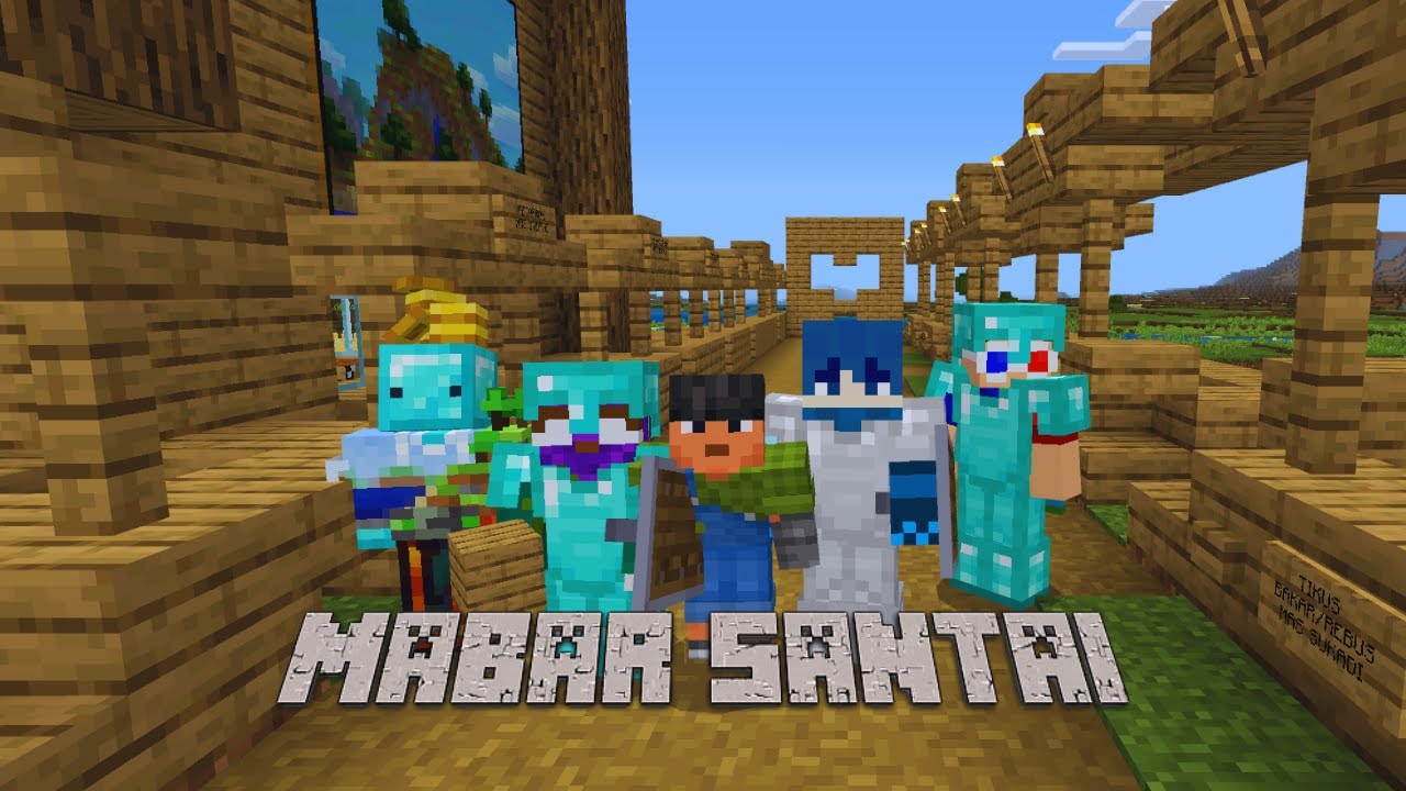 LIVE - MABAR MINECRAFT BEDROCK BUAT PESTA PERNIKAHAN BERSAMA TEMAN TEMAN - YouTube