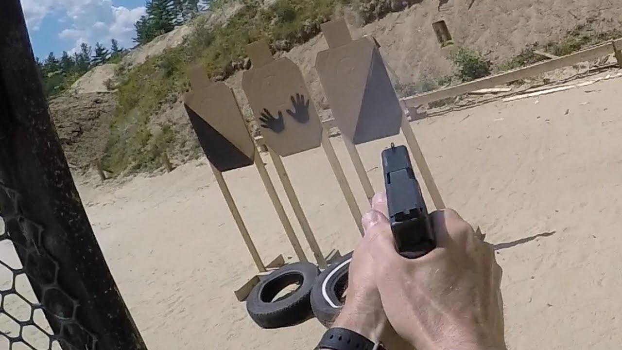 Shooting Glock 19 Pioneer IDPA Match 7-23-2016 - YouTube