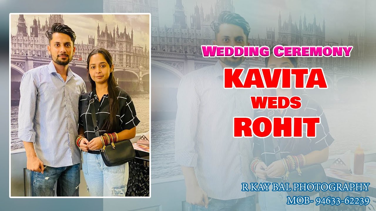 LIVE🔴 YOU ARE WATCHING WEDDING CEREMONY ll KAVITA & ROHIT KUMAR ll R ...