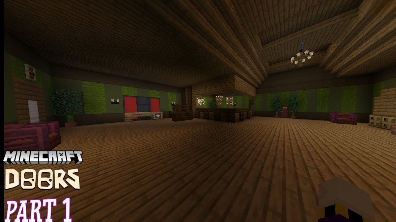 DOORS RECEPTION IN MINECRAFT BEDROCK[SpeedBuilding] - YouTube