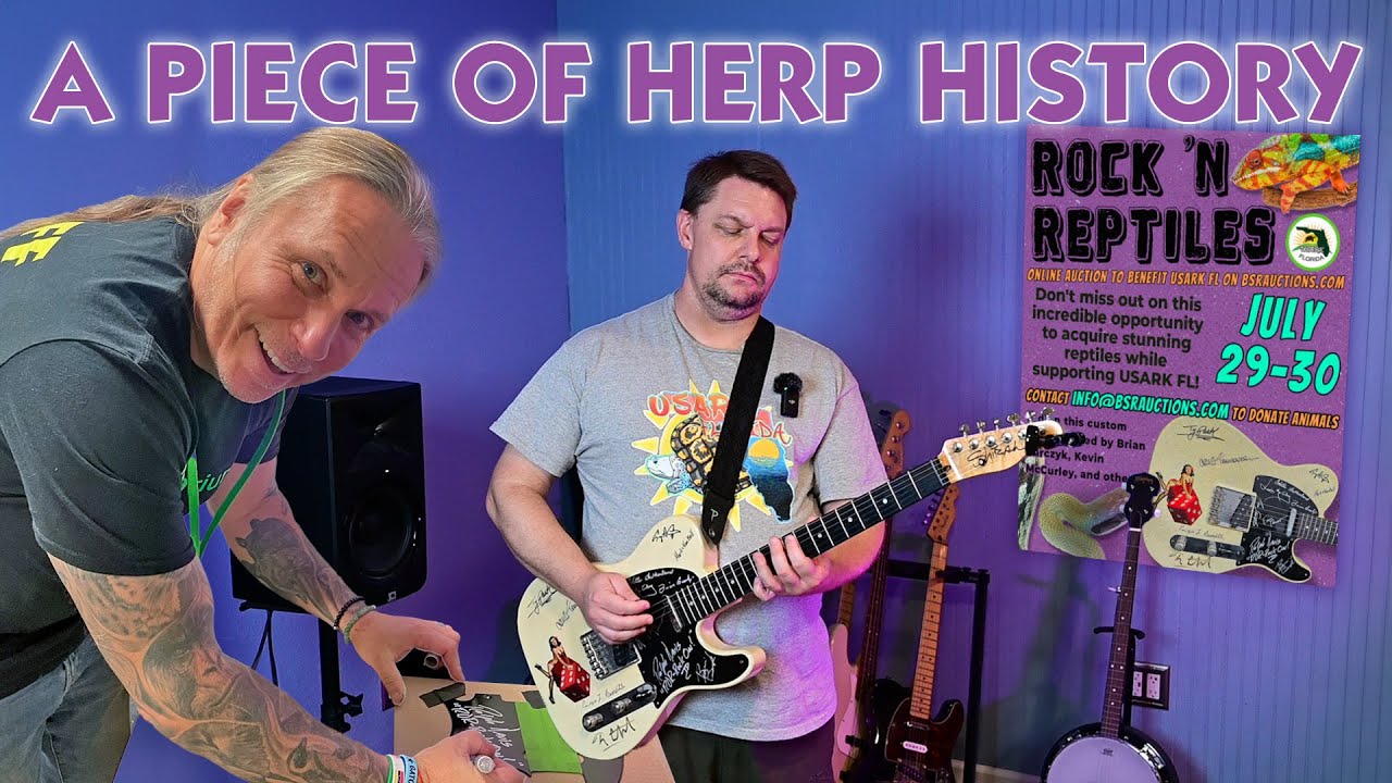 Guitar Signed by Brian Barczyk in USARK FL Auction - YouTube