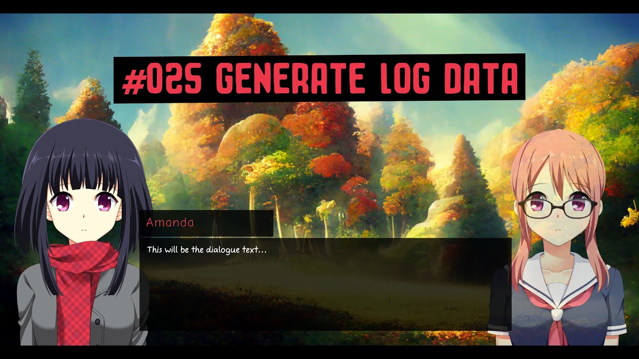 Create a Visual Novel from Scratch in Unreal Engine 5 - #025 - Generate ...