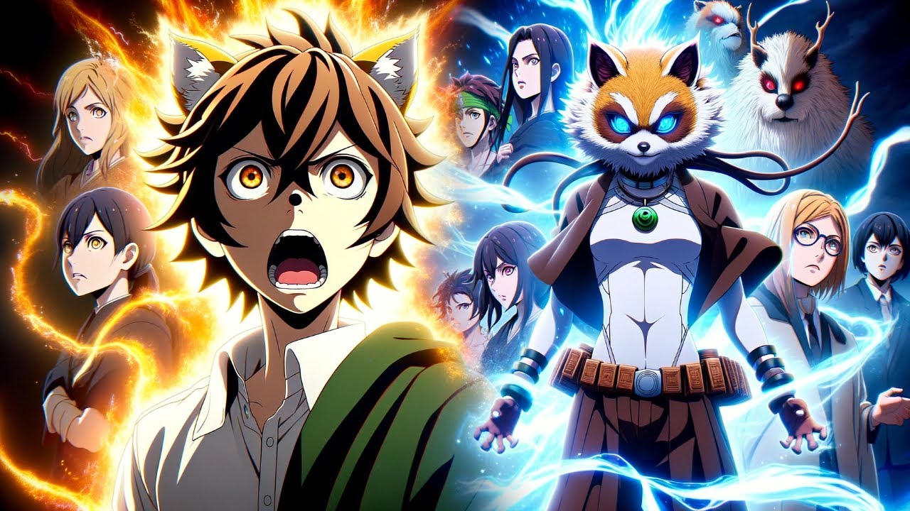 A Human Girl Who Suddenly Transforms into a tanuki (raccoon dog ...