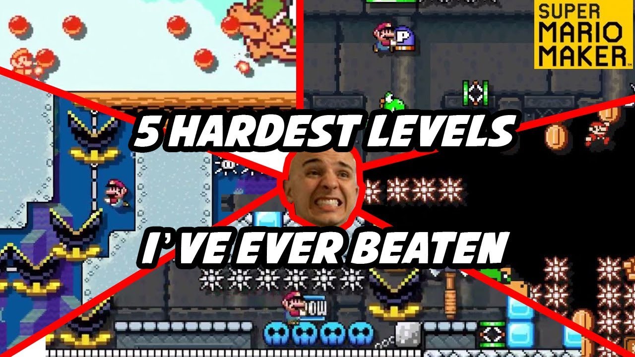 Top 5 Hardest Levels I've Ever Beaten in Super Mario Maker - YouTube