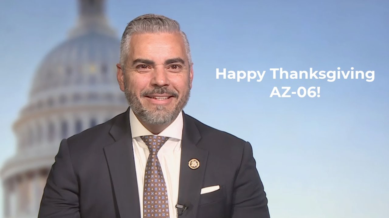 Rep. Ciscomani Wishes AZ-06 a Happy Thanksgiving! - YouTube