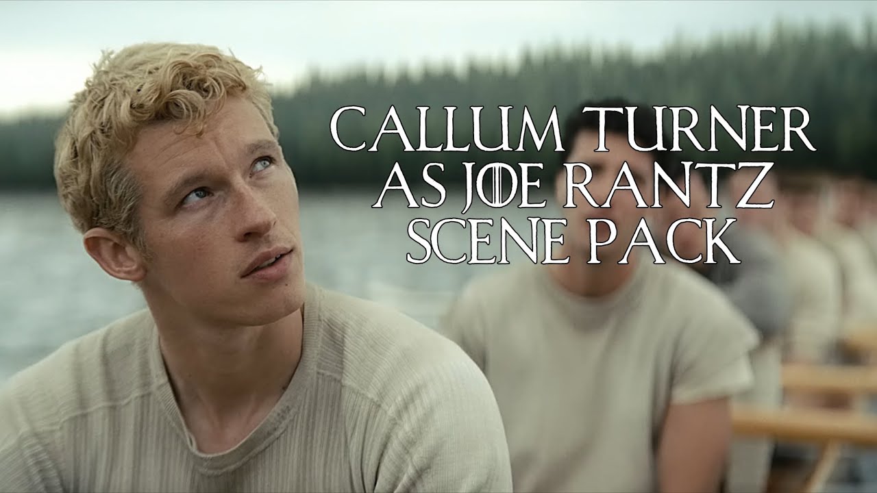 Callum Turner as Joe Rantz scene pack ║ The Boys in the Boat (Not ...