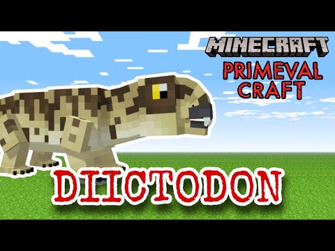 Primeval Craft | Diictodon Animation Showcase | Minecraft Bedrock ...