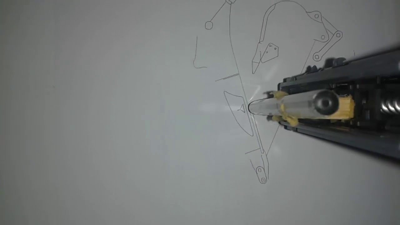 plotter made from old printers - YouTube