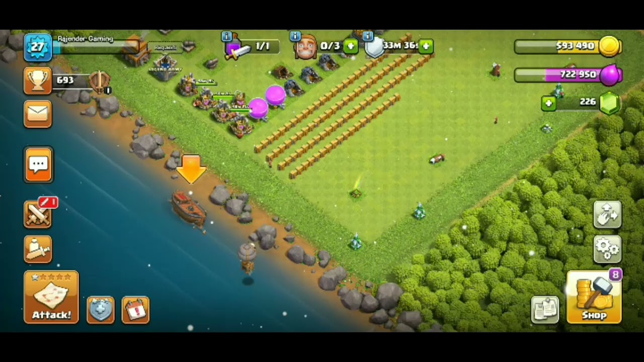 Maximum (Town Hall 5) Max level - YouTube