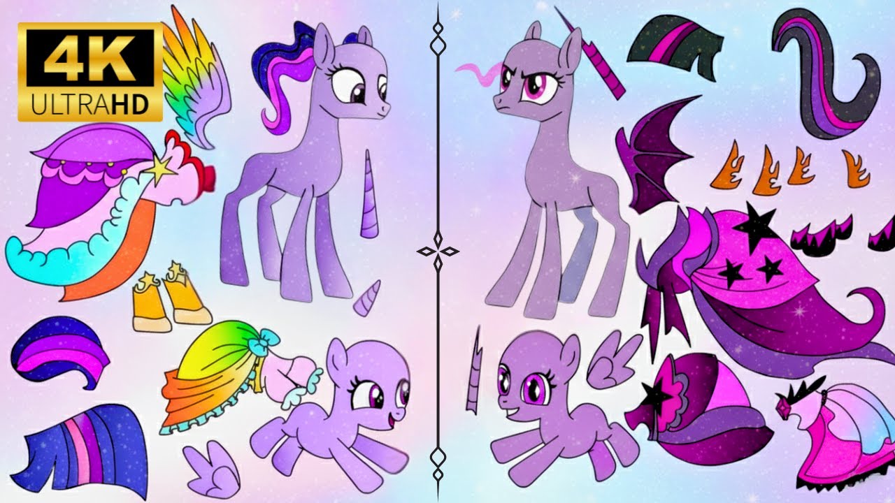 Paper DIY 💖 Pony Makeover! Mud to Magic 🦄 Easy Kids Crafts & Toy ...