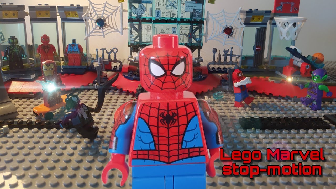 Lego Marvel stop-motion Spider-Man LAB - YouTube