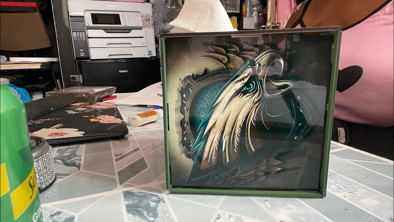 Diy Sublimation tissue box part 2 - YouTube