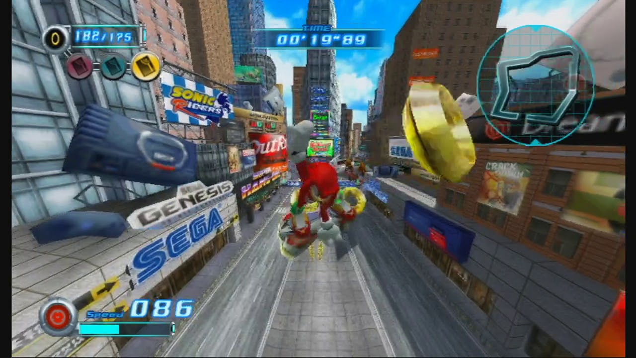 Sonic Riders Zero Gravity - Astral Babylon/80's Boulevard Missions ...