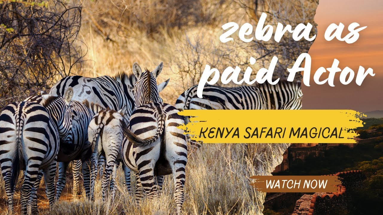 Paid actor ready to entertain our guests. Safari is unpredictable you ...
