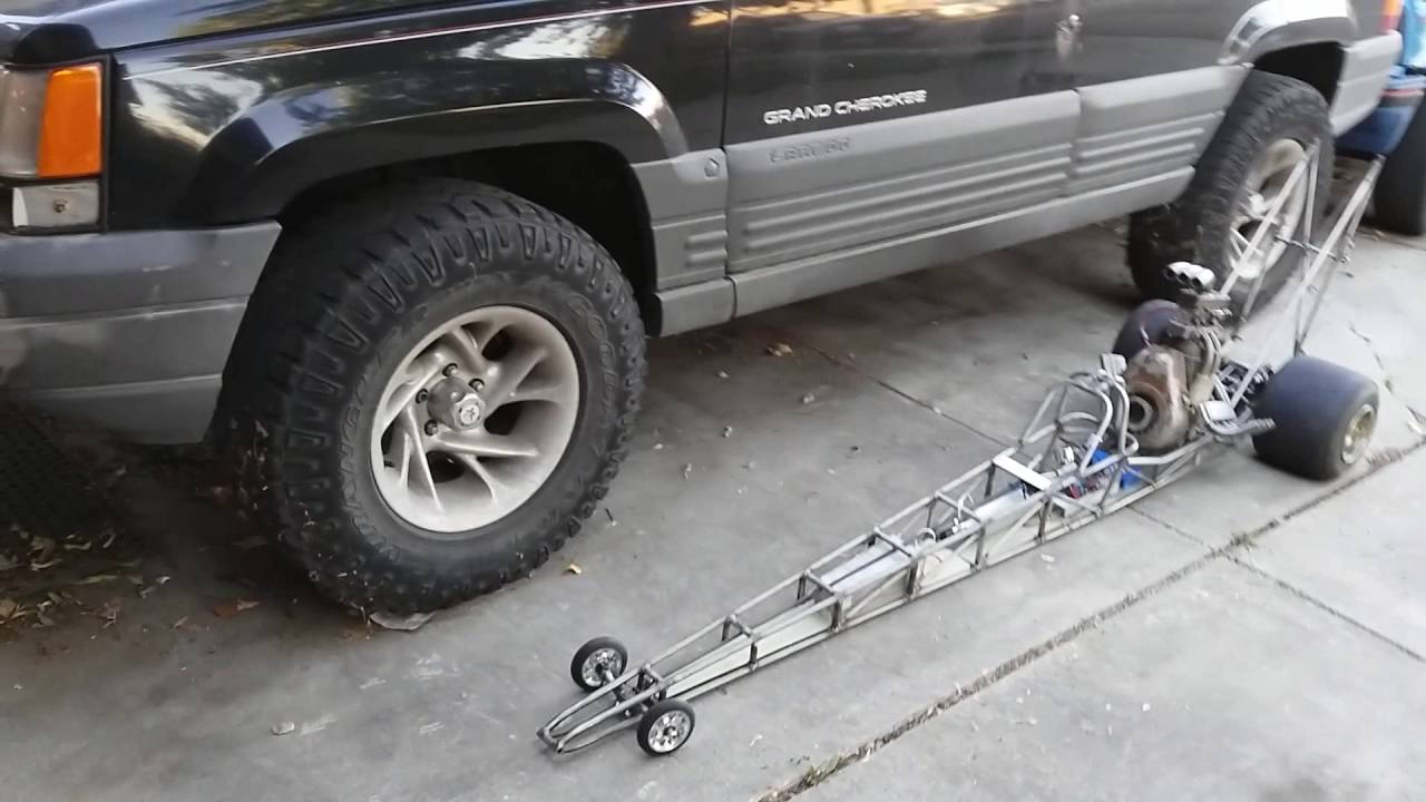 Homemade 1/4 scale top fuel dragster build update - YouTube