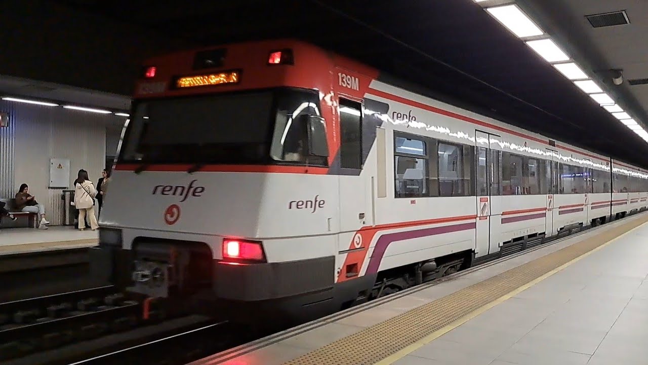 RENFE serie 446 madrileño saliendo de San Bernardo - C4 Cercanías ...