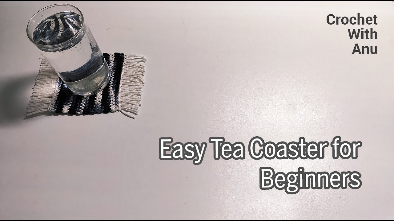 Easy Tea Coaster for Beginners - YouTube