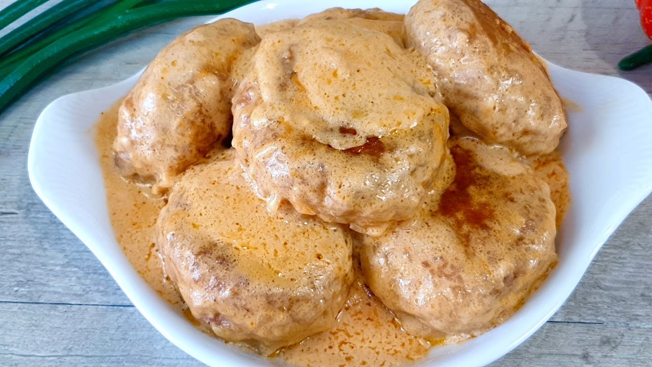 MAKE KOTLET - Russian meat cutlets recipe. White Sauce Cutlets . - YouTube