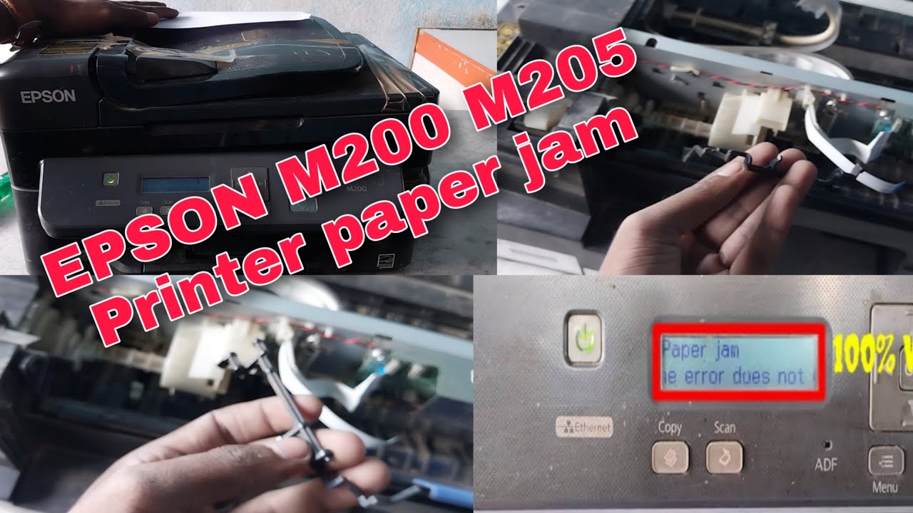 Epson M200 Paper Jam Epson M200 M205 Paper Sensor Problem Solution epson-m200-paper-jam-epson-m200-m205-paper-sensor-problem-solution