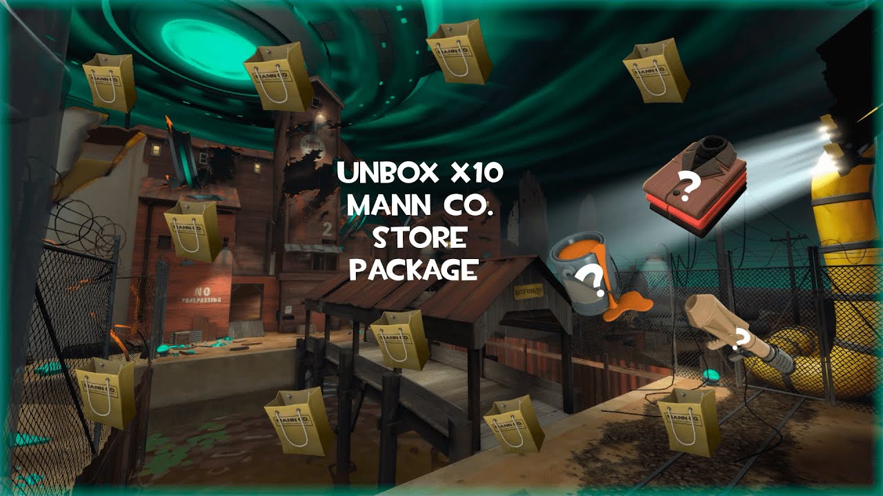 [TF2] Unbox 10 Mann Co. Store Package!What drop? - YouTube