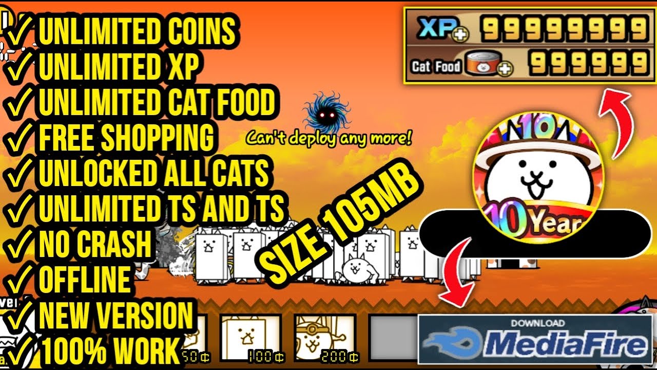 Download The Battle Cats Mod Apk 2025 - Unlimited Money & Unlock All ...