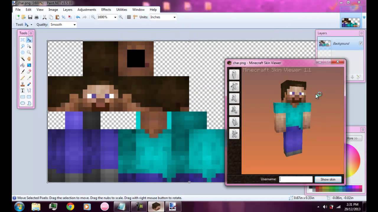 Minecraft Tutorial : How to Shade Your Minecraft Skin - YouTube