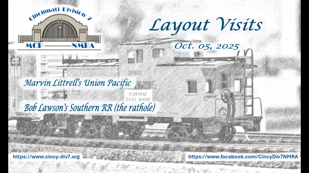 OCTOBER 2025 NMRA DIVISION 7 LAYOUT VISITS - YouTube