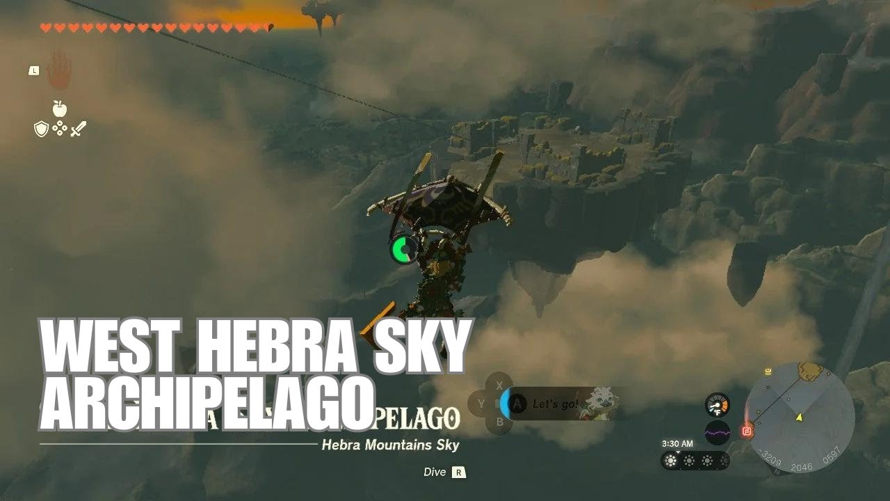 West Hebra Sky Archipelago Walkthrough - The Legend of Zelda Tears of ...