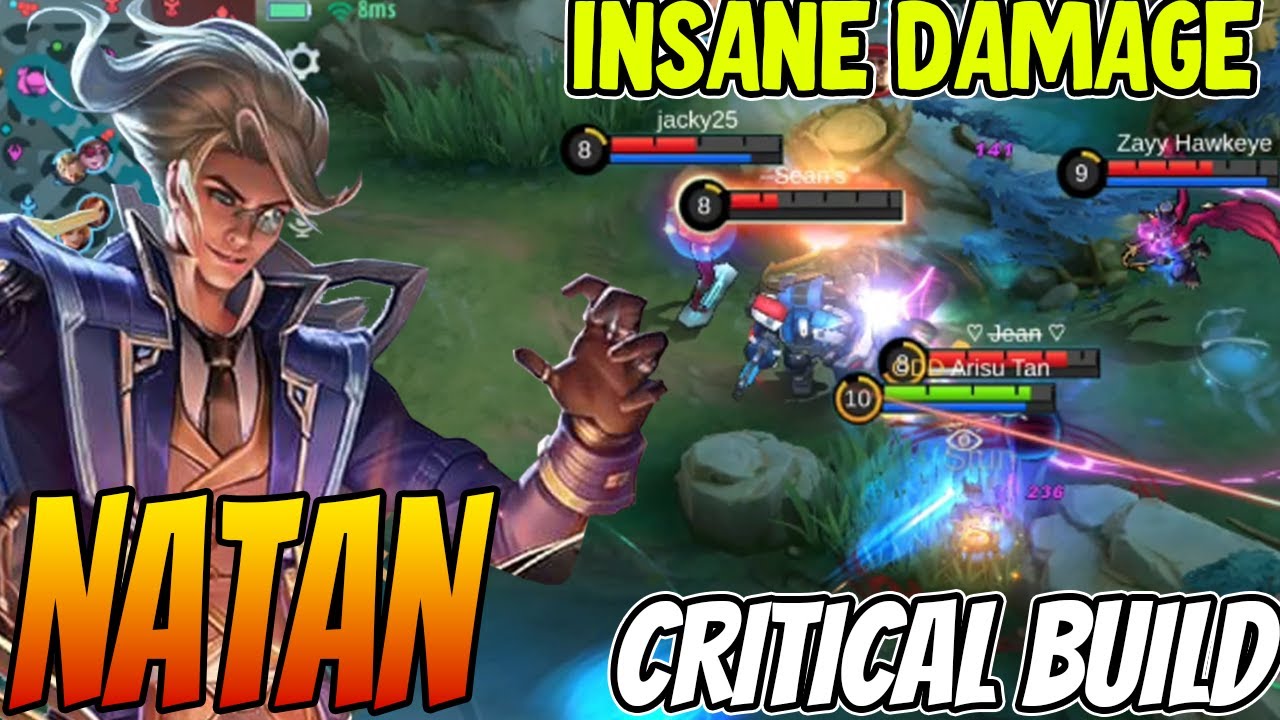 NATAN FULL CRITICAL BUILD ITEM - Natan Best Build 2023 ~ MLBB - YouTube
