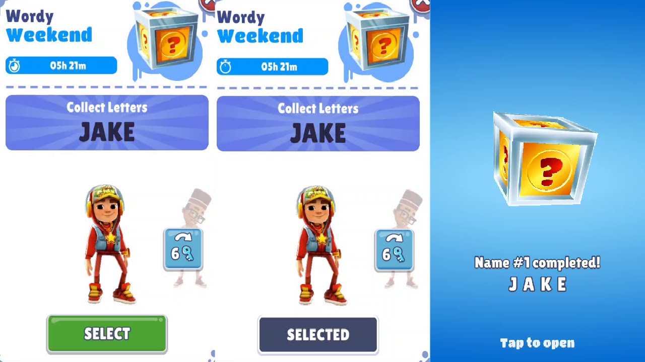 Subway Surfers: St. Petersburg (Wordy Weekend "Jake") Gameplay On ...