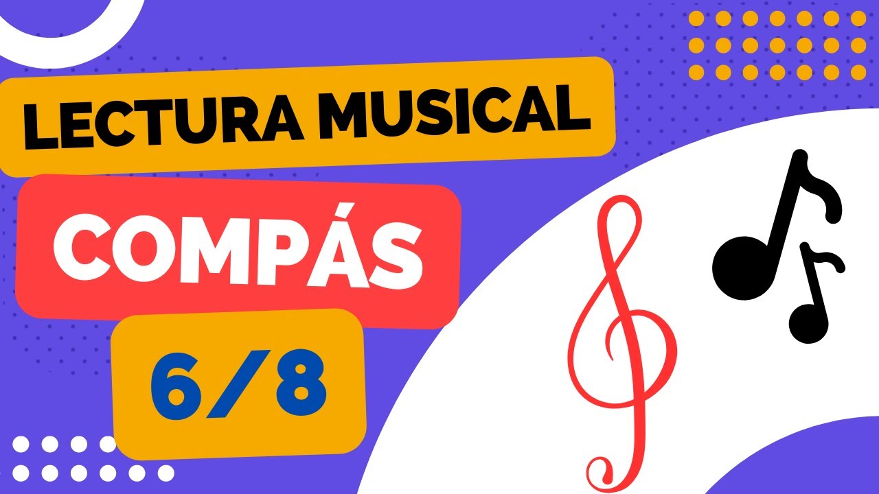 El compás de 6/8 como leer y marcar - YouTube