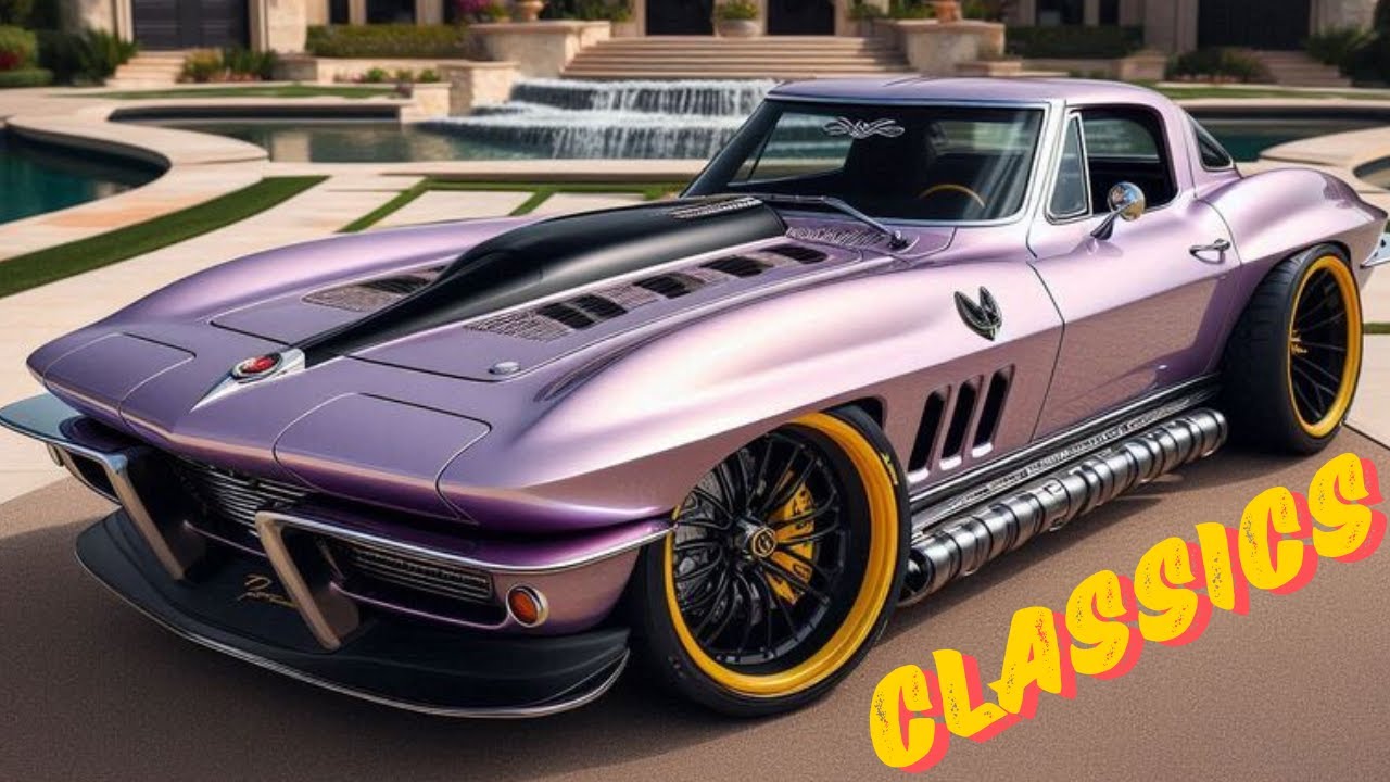 Classic 1967 Corvette vs 1980 Corvette Stingray (Car Customization | Paint Color Ideas) Ai ...