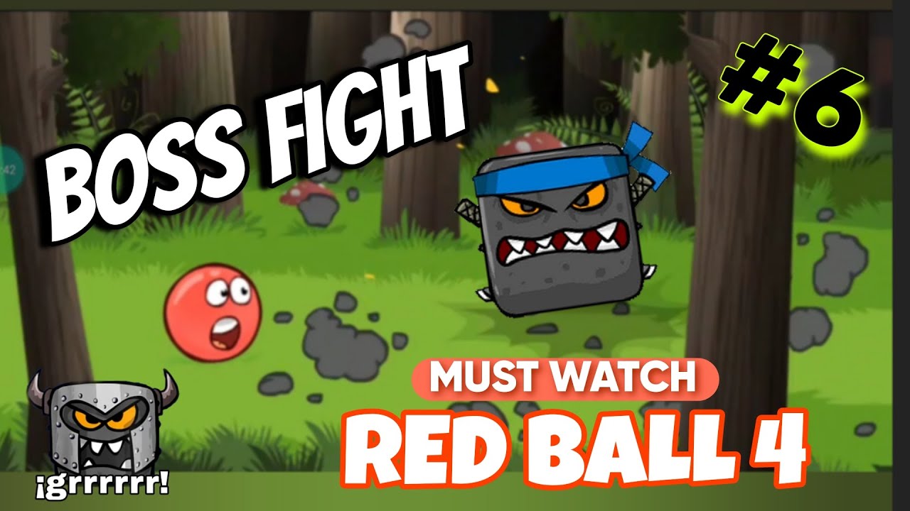 Red Ball 4 Deep Forest BOSS FIGHT Gameplay PART 6 - YouTube