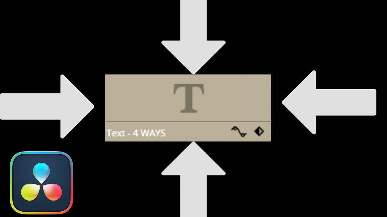make your text look better in Davinci resolve - YouTube