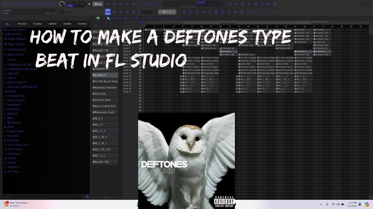 How to Make a Deftones Type Beat in FL Studio - YouTube