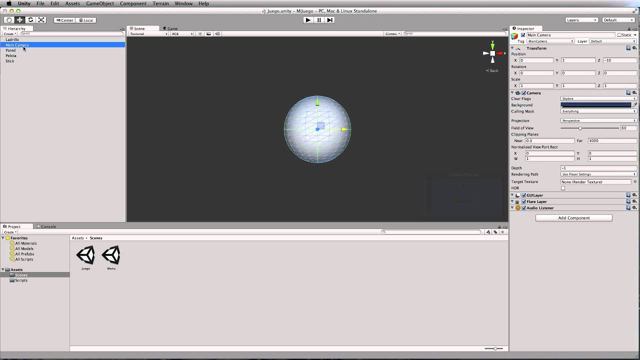 Unity 3D Básico en Español - Mini Juego BrickBreaker - Crear elementos ...