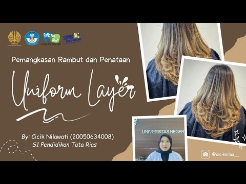PEMANGKASAN RAMBUT TEKNIK UNIFORM LAYER - YouTube