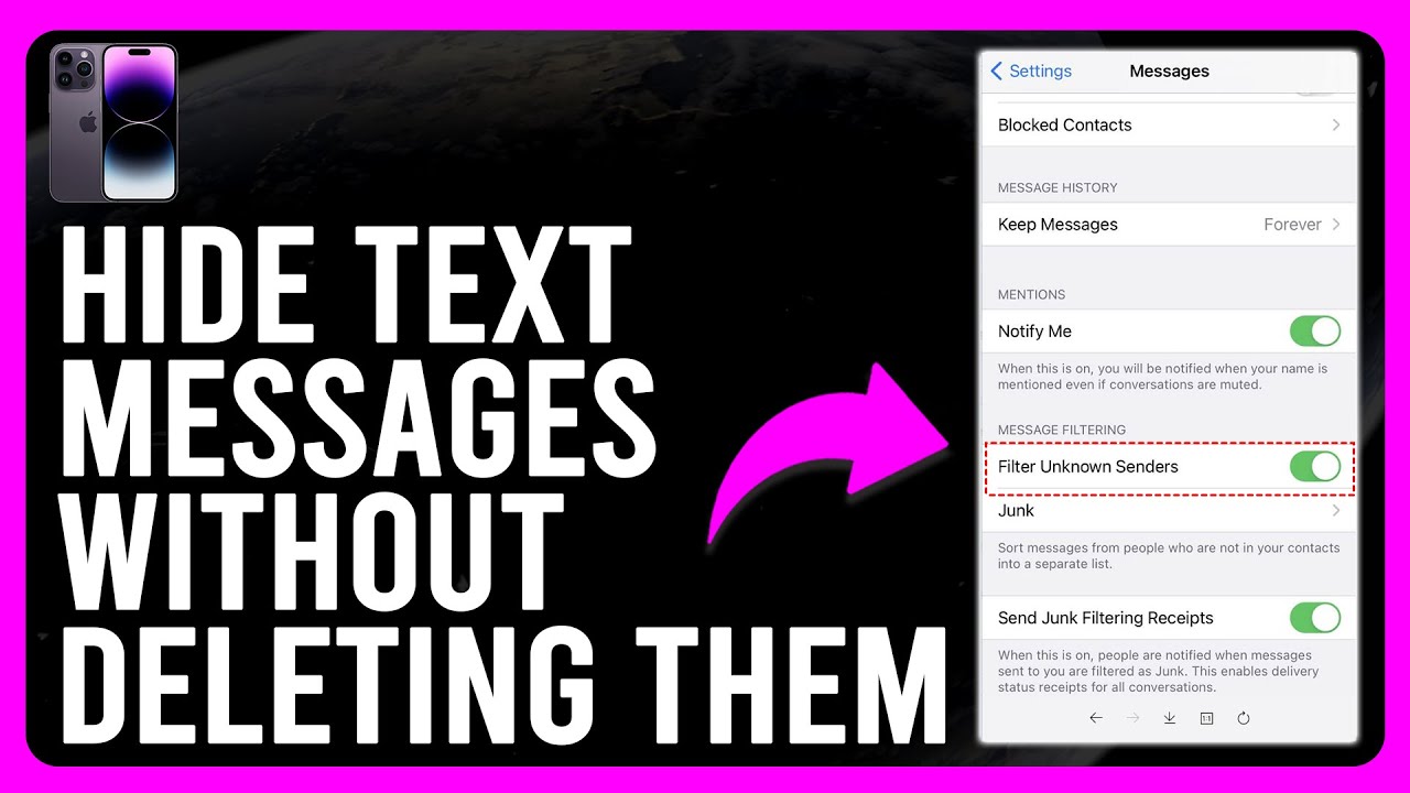 How To Hide Text Messages On IPhone Without Deleting Them Step by Step How To Hide Text Messages On IPhone Without Deleting Them Step by Step