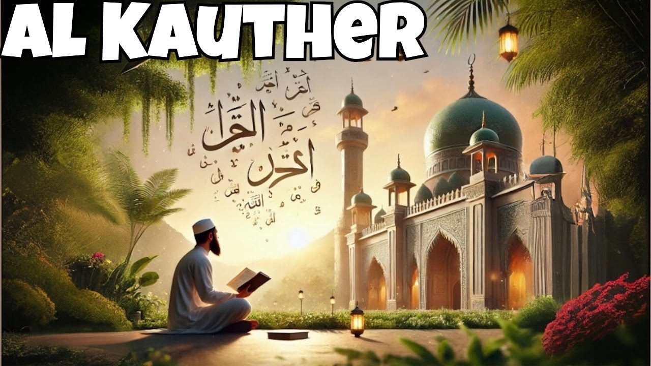Surah Al Kauther 108 Soulful recitation by as sudais - YouTube