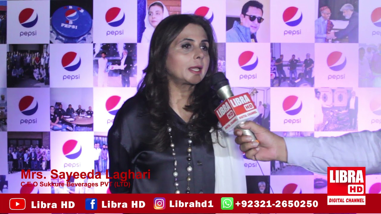 Sayeeda Laghari Sukkur Beverages Pvt. Limited Messege for Libra HD ...