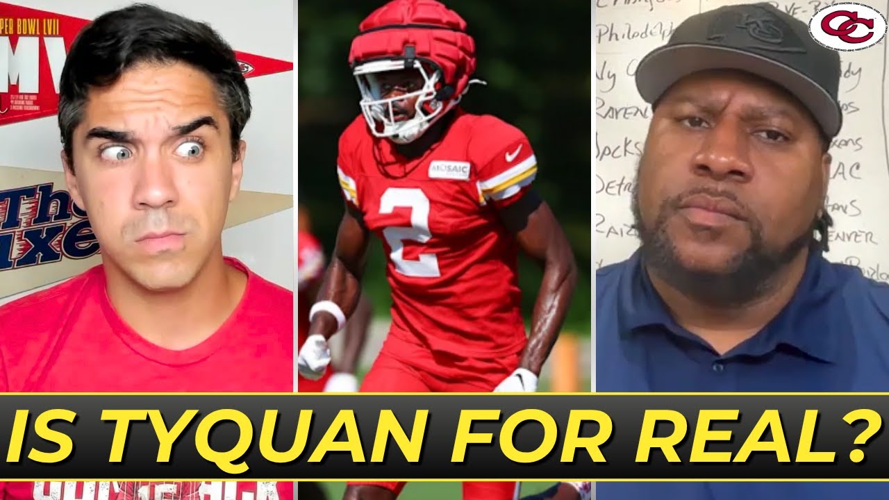 Matt Nagy Raves About Tyquan Thornton! Chiefs WR Room Surprise? - YouTube