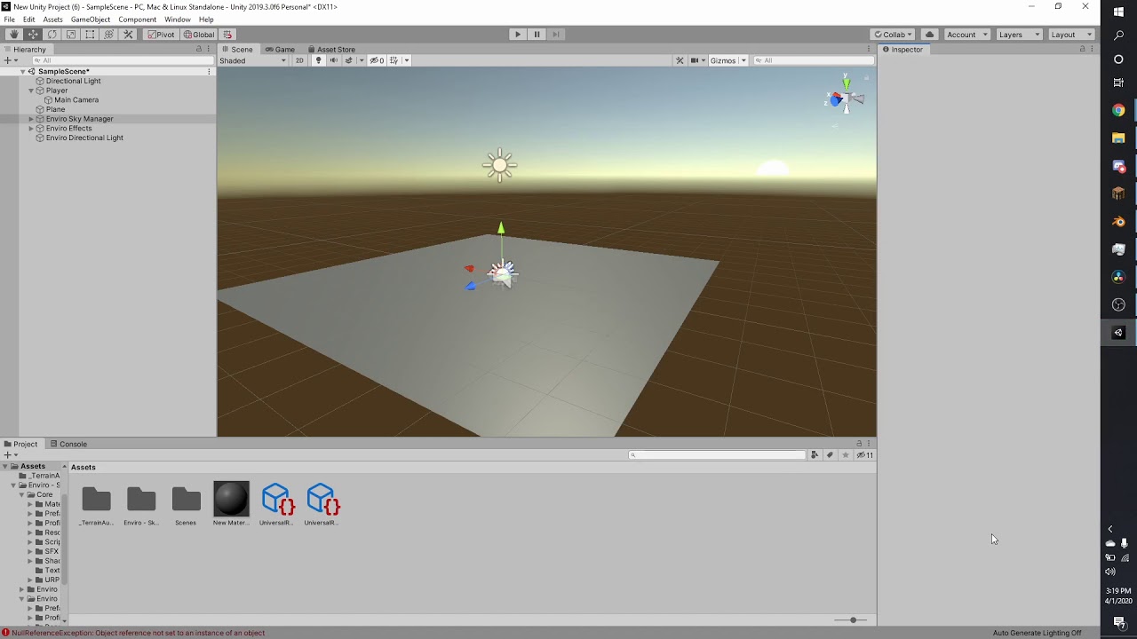 Enviro: Getting Started [Universal Render Pipeline] - YouTube
