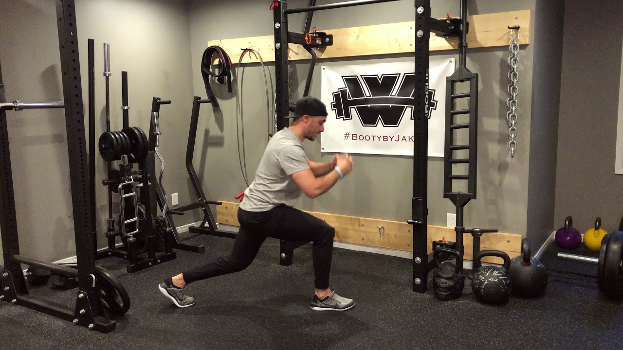 BW Back Lunge with Pulse - YouTube