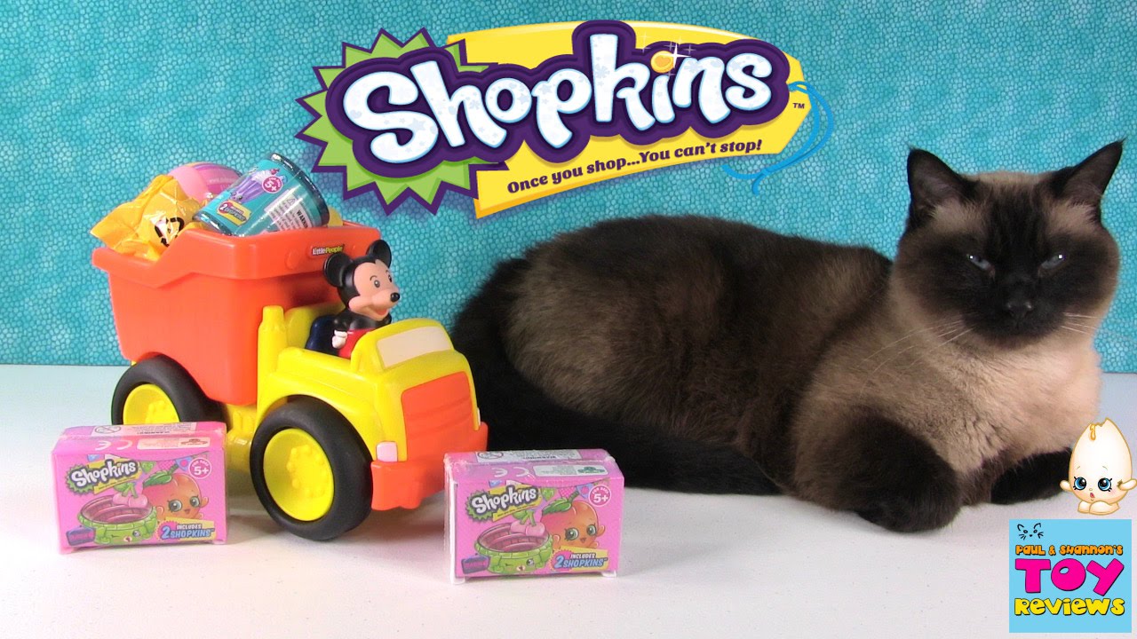 Shopkins Twozies Grossery Gang Mickey Mouse Disney Dump Truck Palooza ...