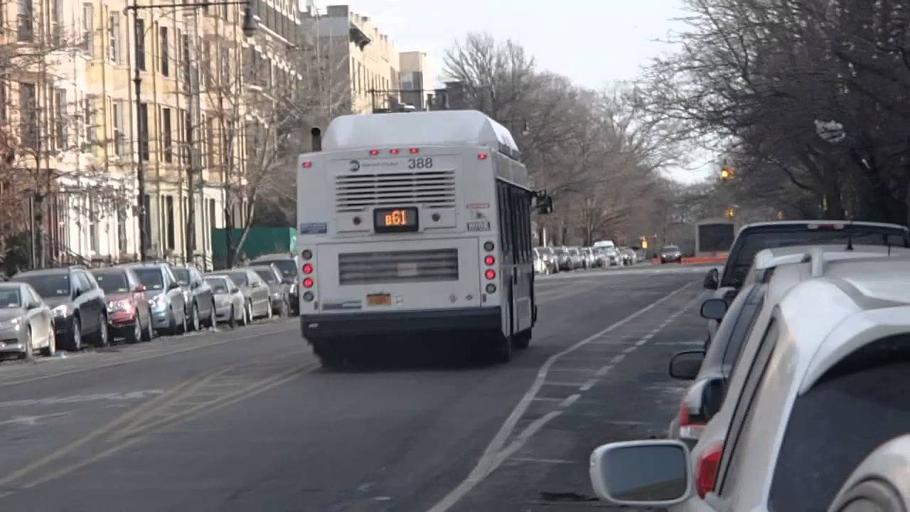 MTA New York City Bus New Flyer C40LF 388 on the B61 - YouTube