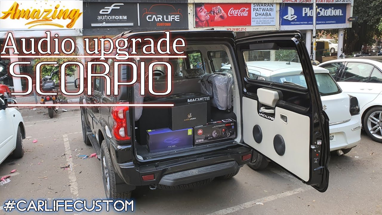 scorpio audio setup|best music system|audible physics|db drive|price ...