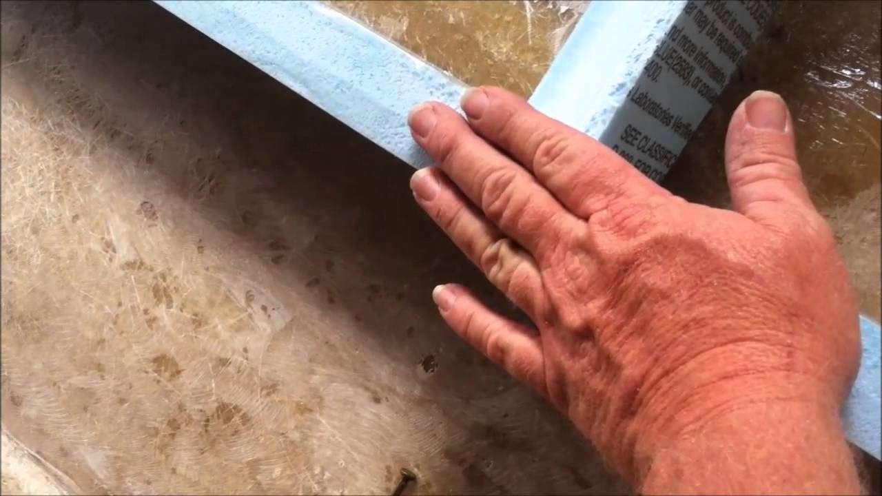 Manatee Seacast transom and stringer prep and pour part 2 - YouTube